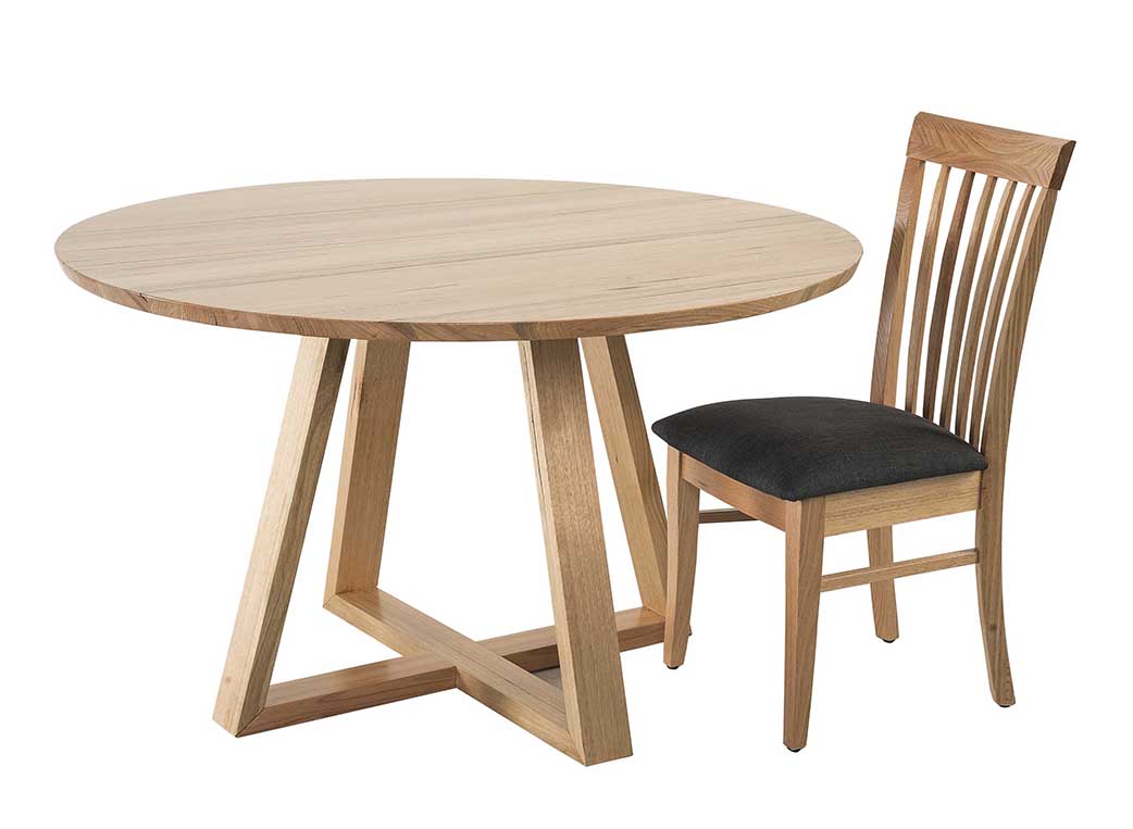 ZEN Round Dining Tables in Tas Oak | Sapphire Wood