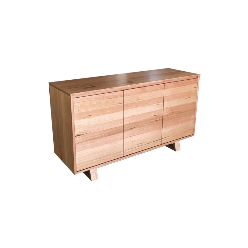 Wentworth 3 Door 2 Drawer Buffet in Tas Blackwood Top | Sapphire Wood