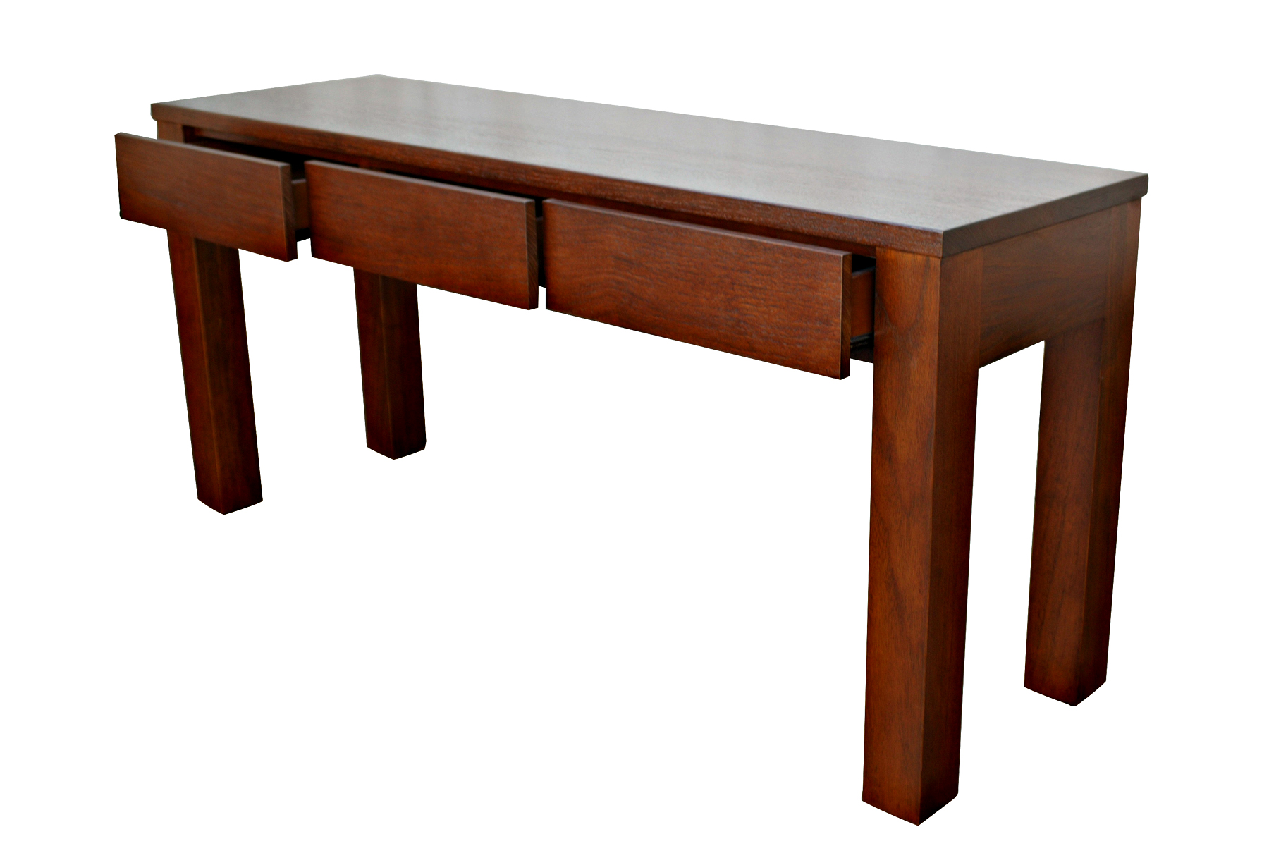 DAKOTA 3 Drawer Hall Table in Rosewood | Sapphire Wood